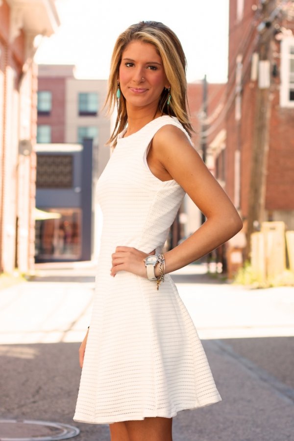 Runway Paris Textured Mini Dress